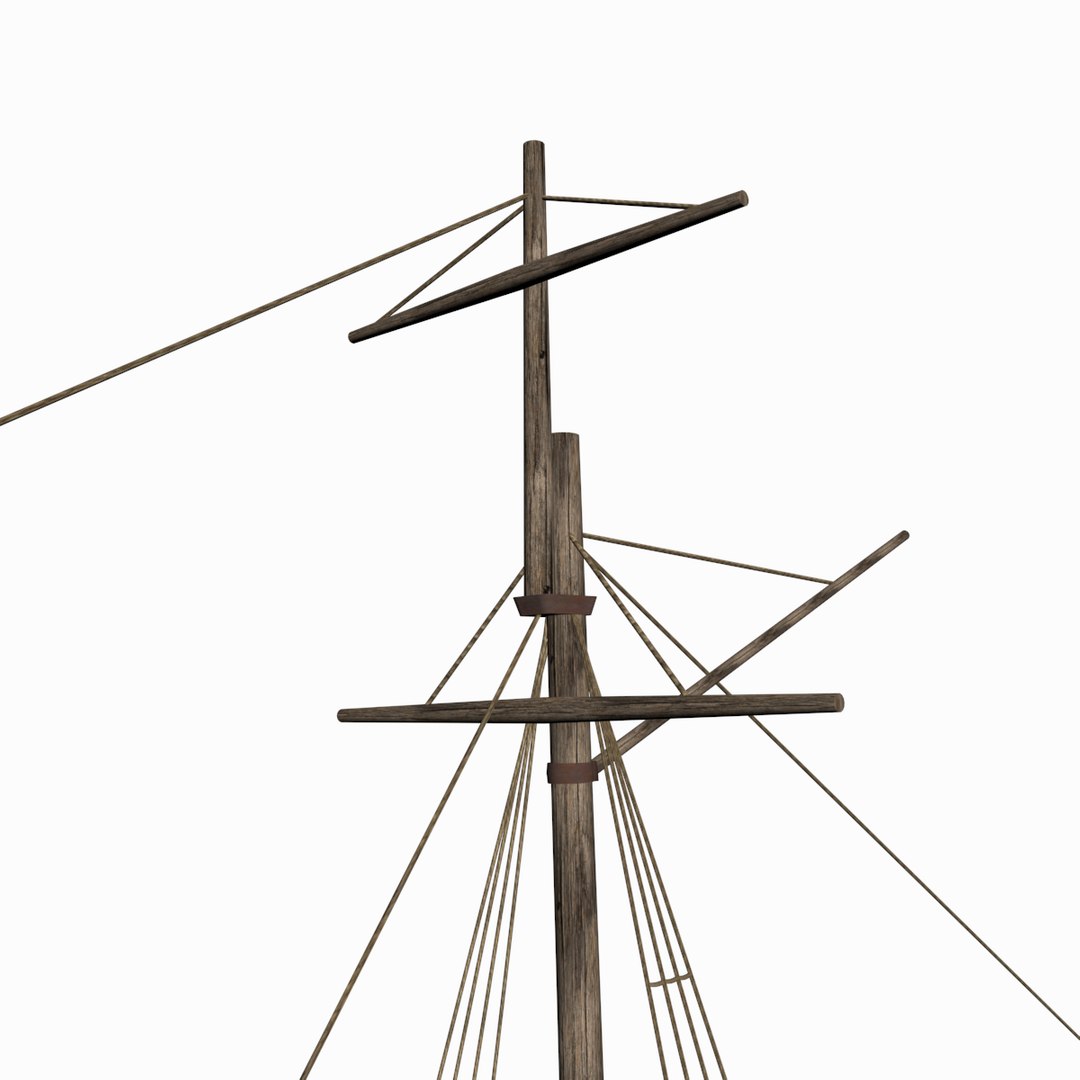 3d Model One-masted Sloop