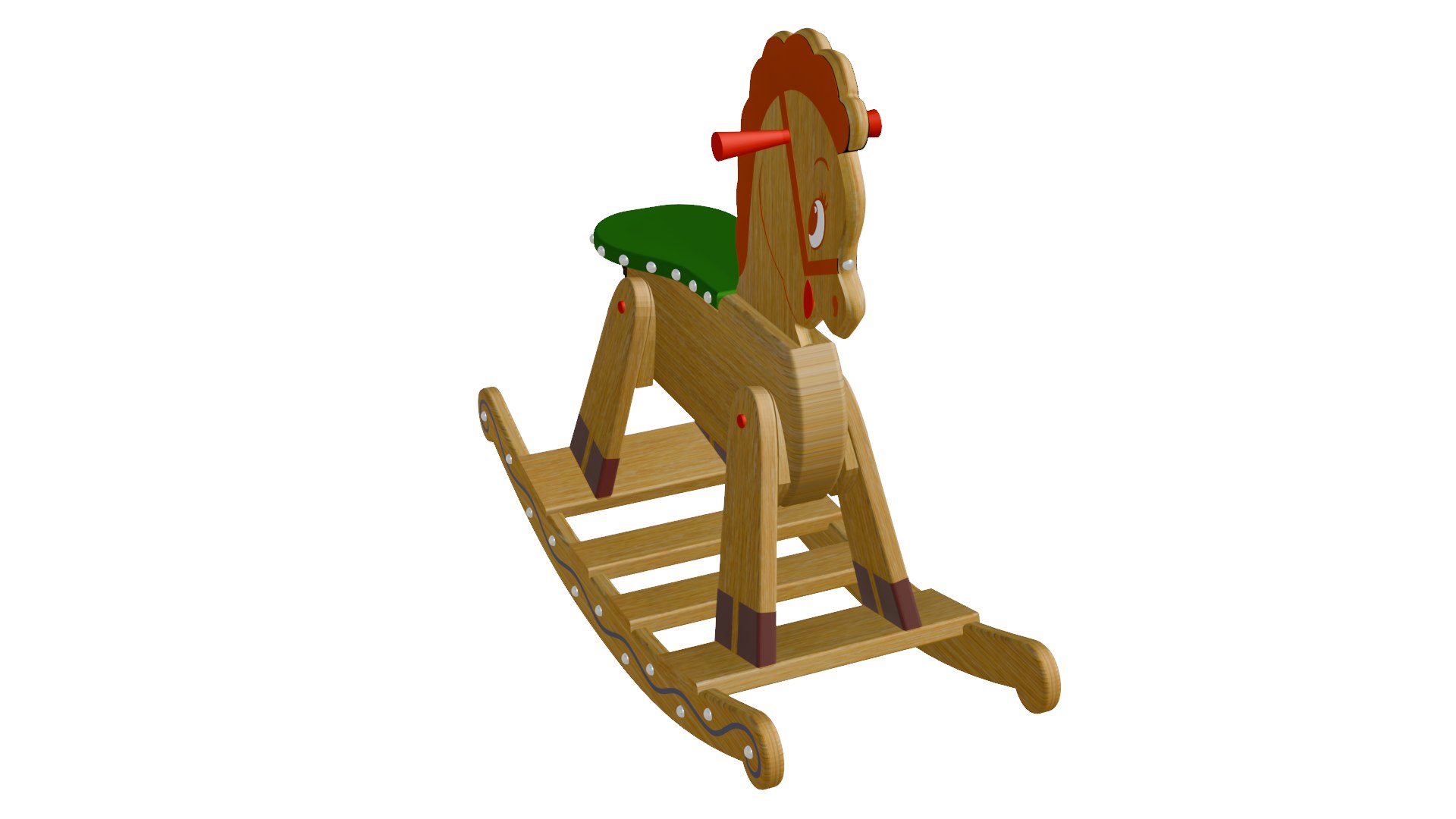 3D Rocking Horse - TurboSquid 2182922