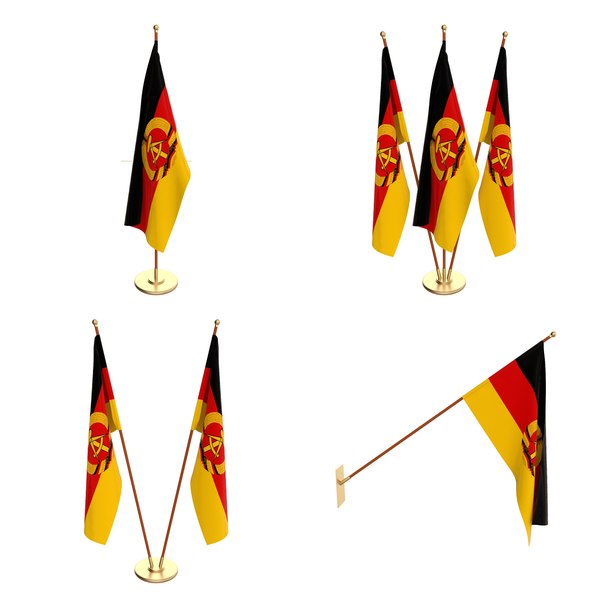 3D модель Пакет Est German Flag - TurboSquid 1439021