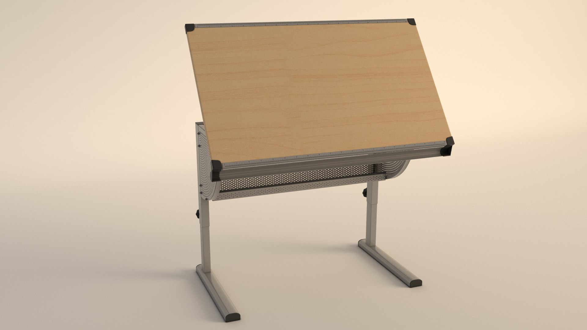 3D drawing desk rigged model - TurboSquid 1552001