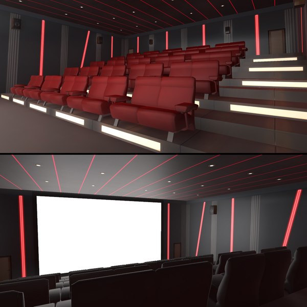 3D Modern Cinema Hall 01 - TurboSquid 1757313