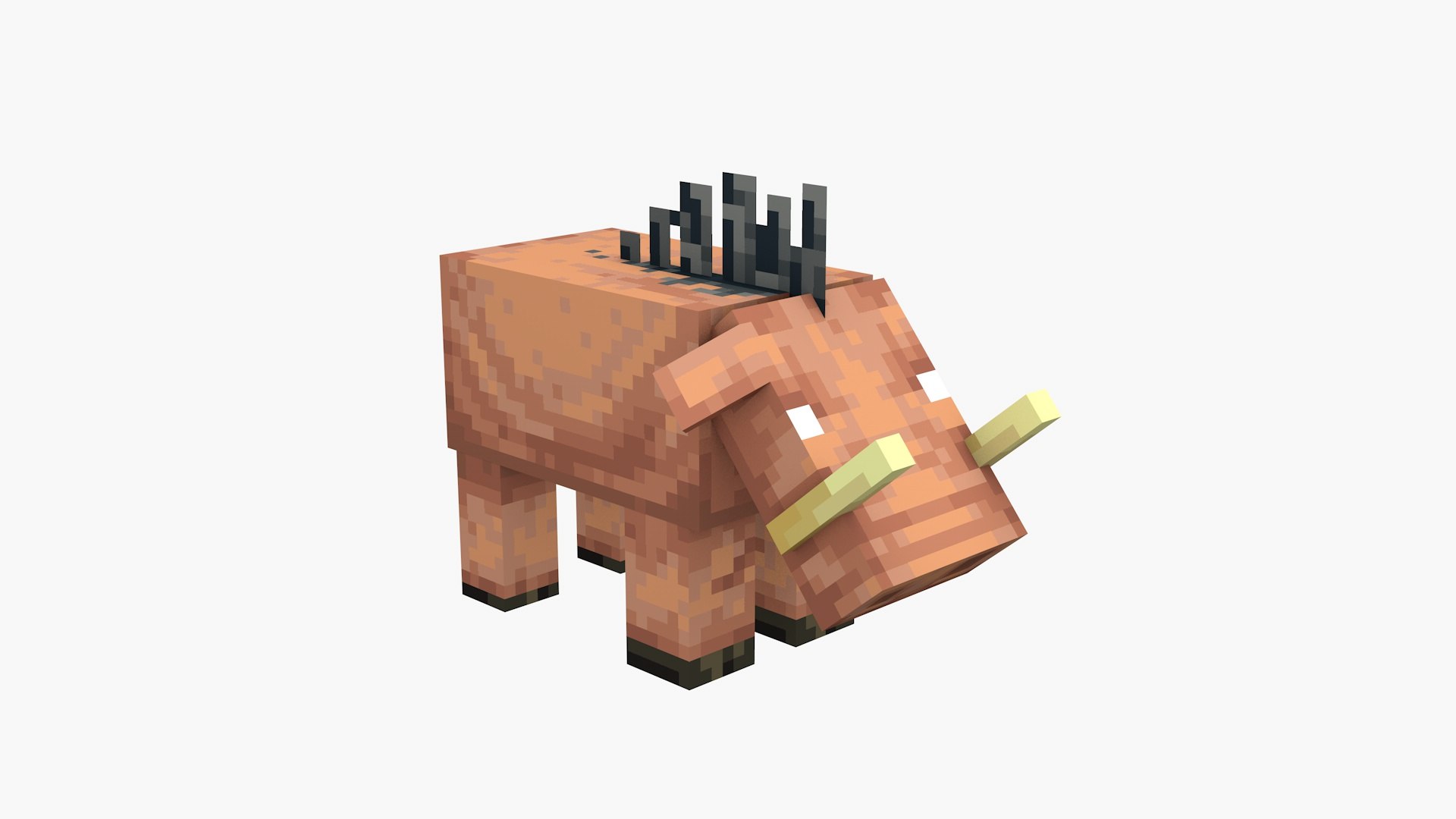 3D Hoglin Minecraft - TurboSquid 2364663