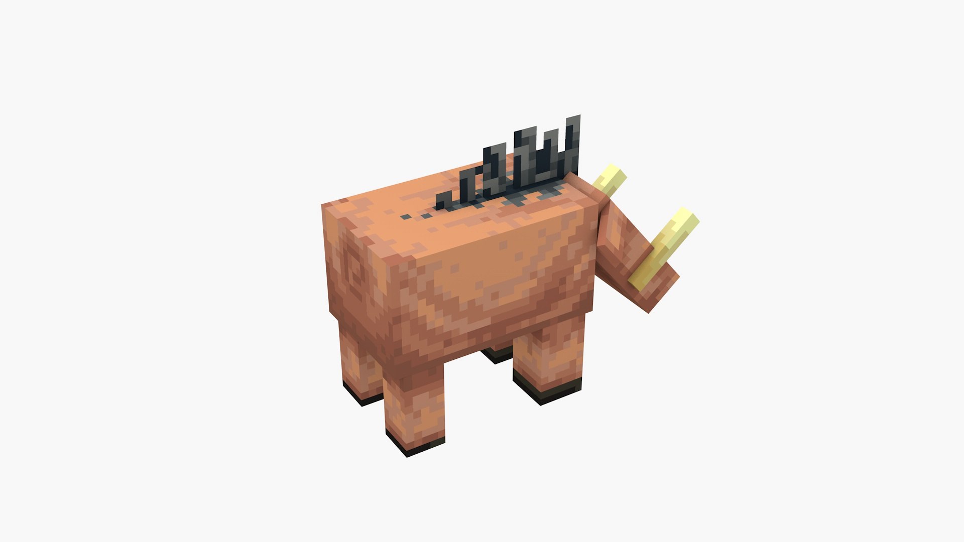 3D Hoglin Minecraft - TurboSquid 2364663
