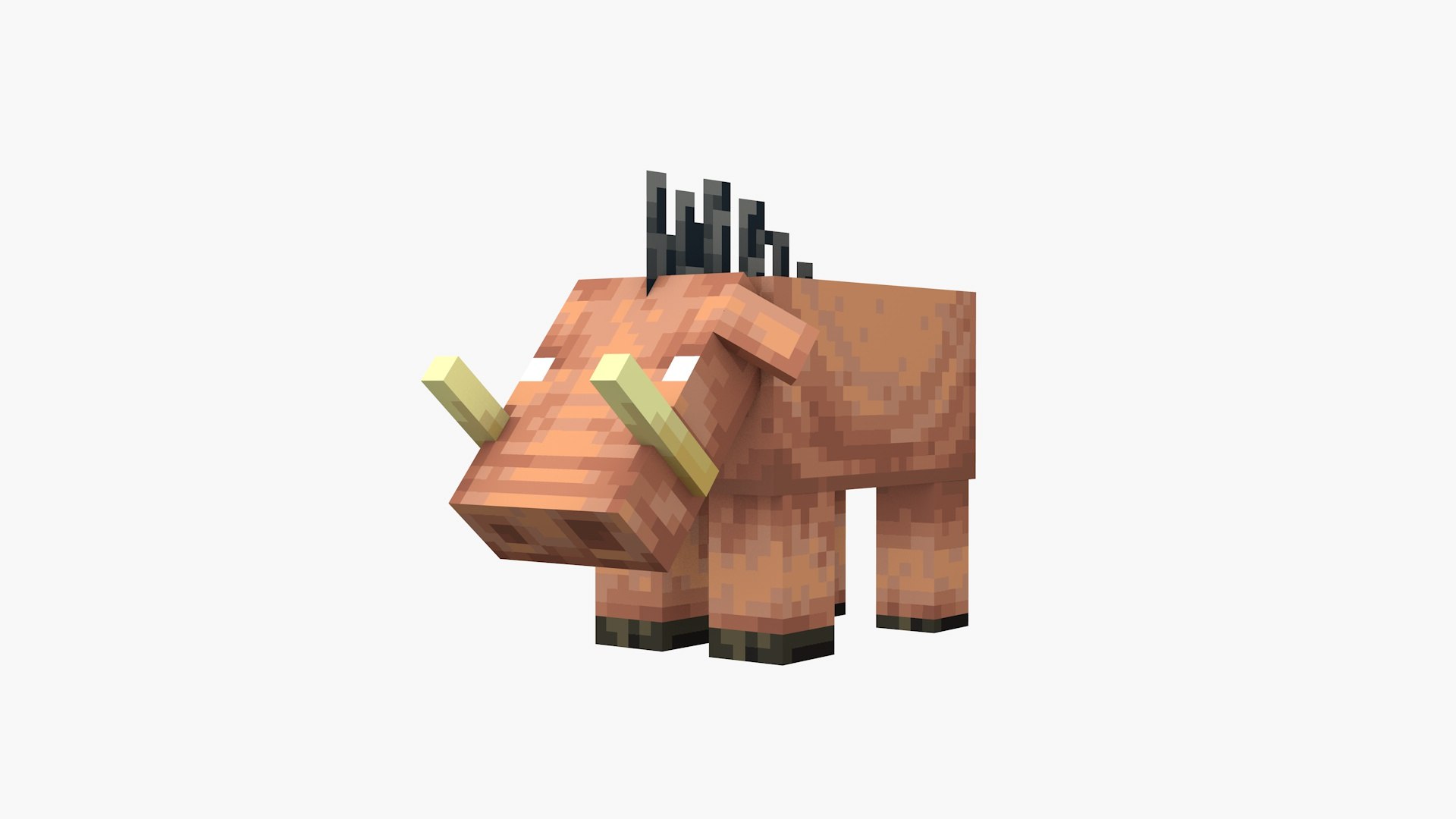 3D Hoglin Minecraft - TurboSquid 2364663