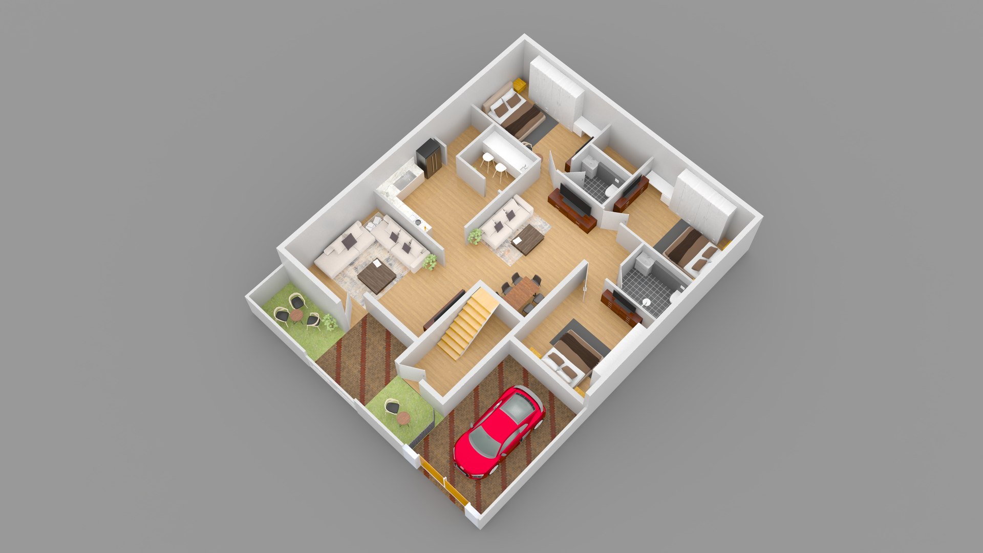 Perspective Interior 3d View 3D Model - TurboSquid 2351164