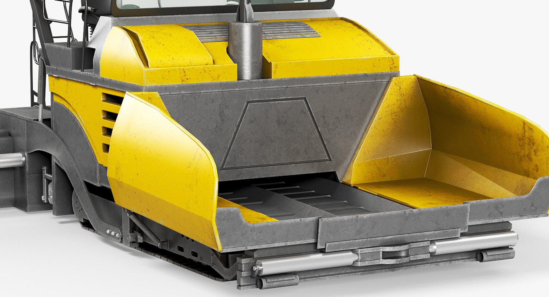 3D Model Asphalt Paver - TurboSquid 1456364