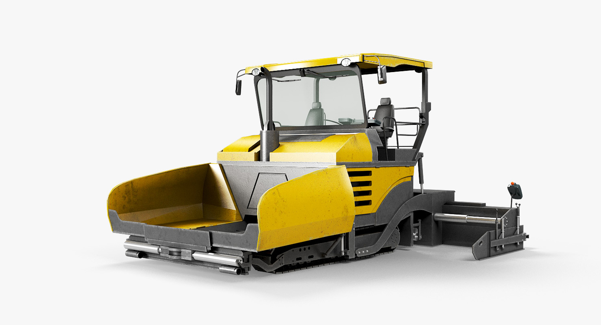 3D Model Asphalt Paver - TurboSquid 1456364