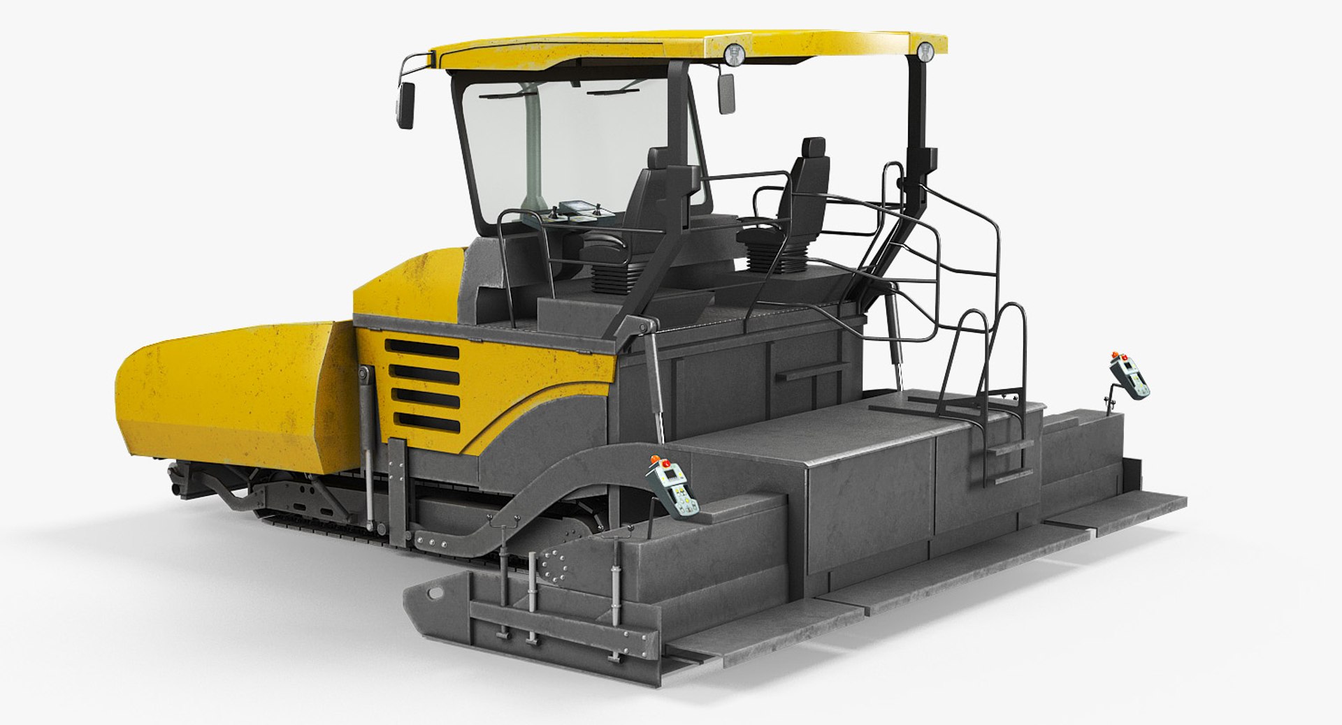 3D Model Asphalt Paver - TurboSquid 1456364