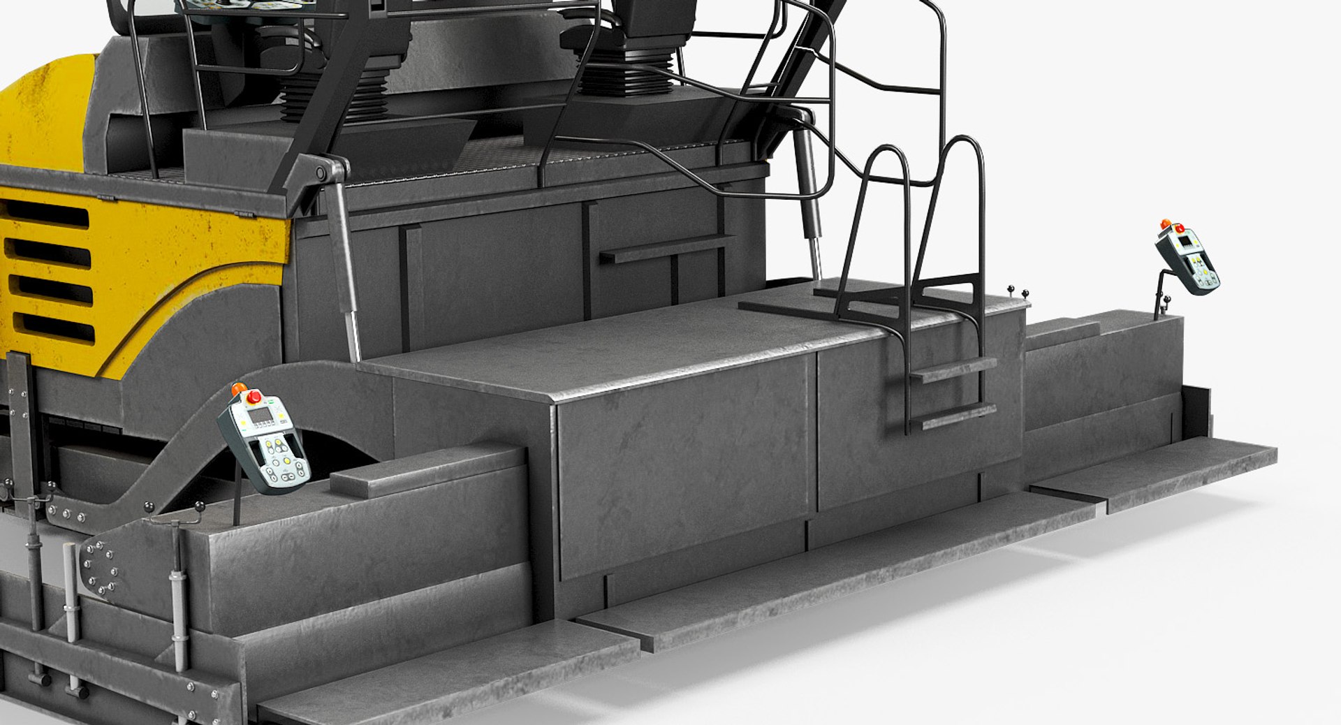 3D Model Asphalt Paver - TurboSquid 1456364