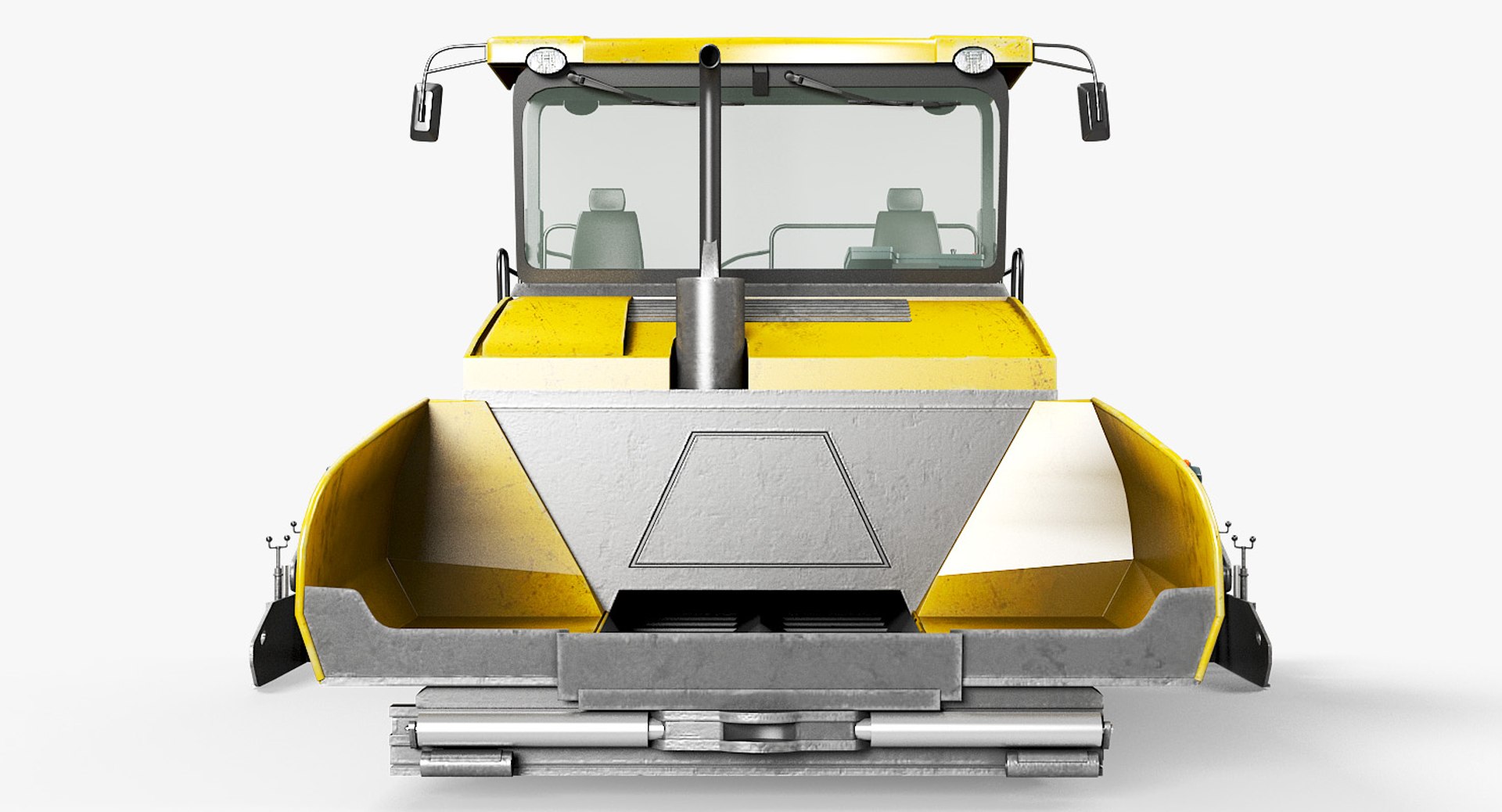 3D Model Asphalt Paver - TurboSquid 1456364
