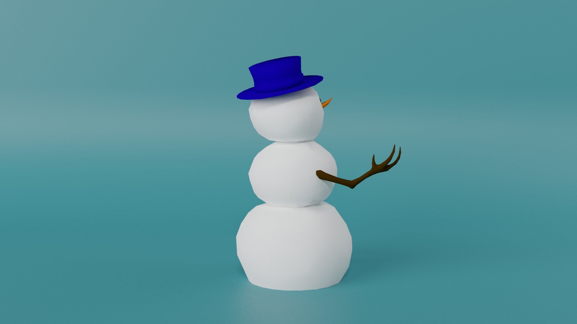 3D Snowman model - TurboSquid 1987455