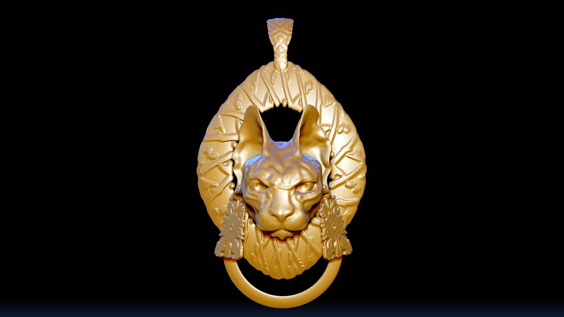Sphinx Pendant 3D - TurboSquid 1969694