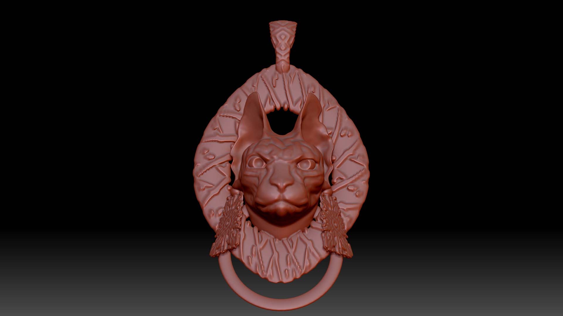 Sphinx Pendant 3D - TurboSquid 1969694