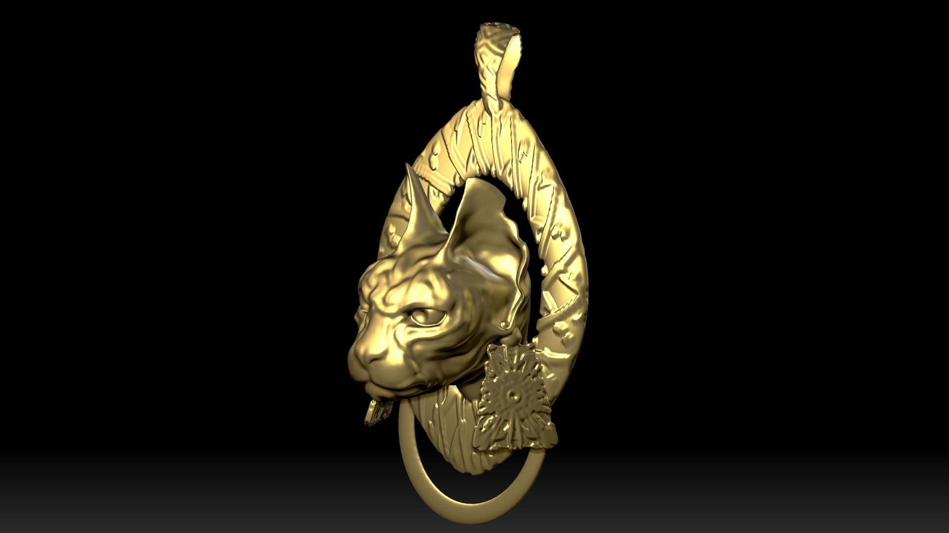 Sphinx Pendant 3D - TurboSquid 1969694
