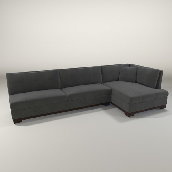 Sectional sofa 3D model - TurboSquid 1188722