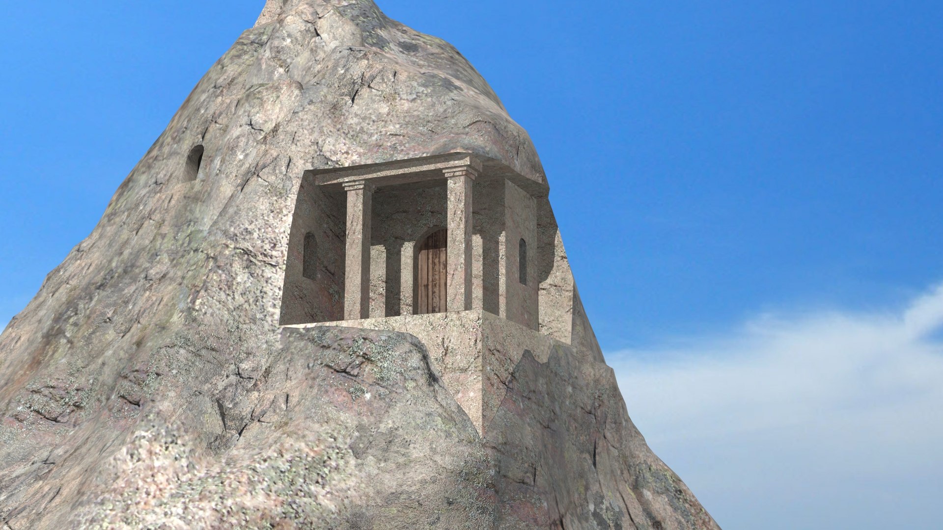 3D Rock House Model - TurboSquid 1713708