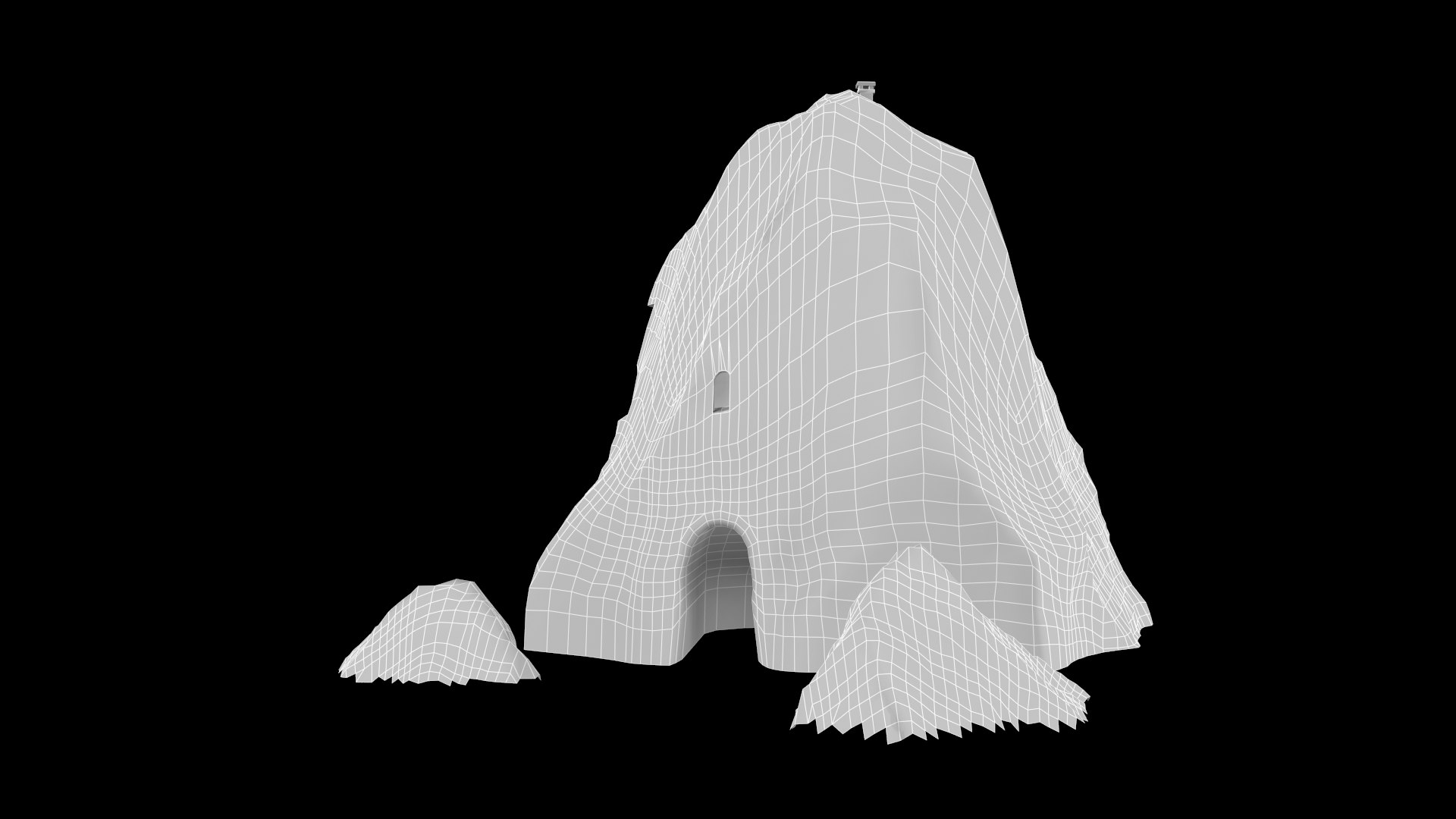 3D Rock House Model - TurboSquid 1713708