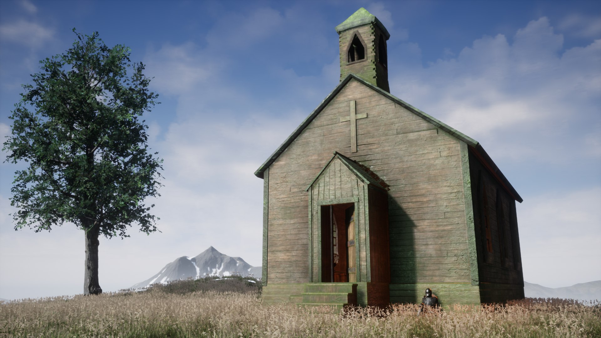 3D Western 1800s Church - TurboSquid 1689241