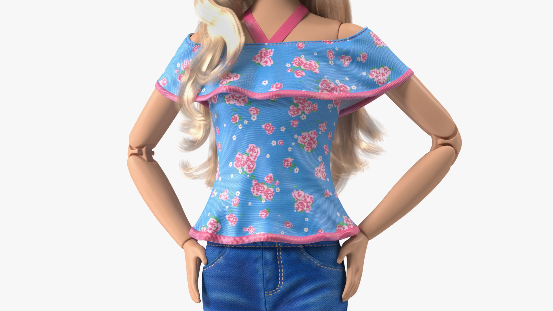 Barbie Doll In Shorts 3D Model - TurboSquid 1990646