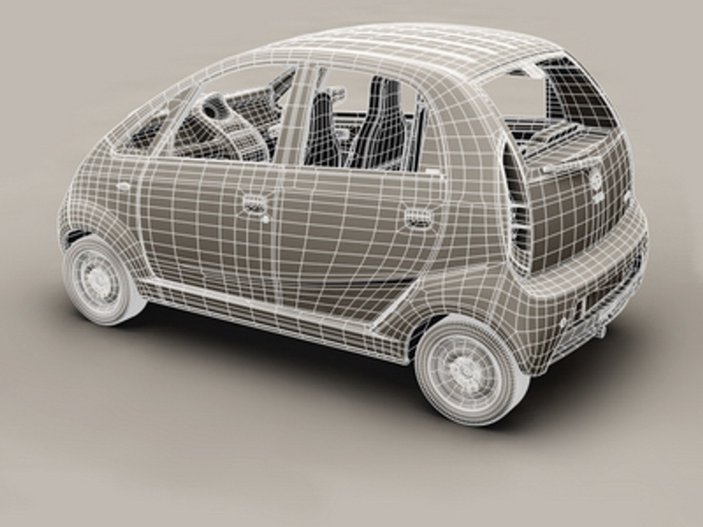 3ds Tata Nano Car