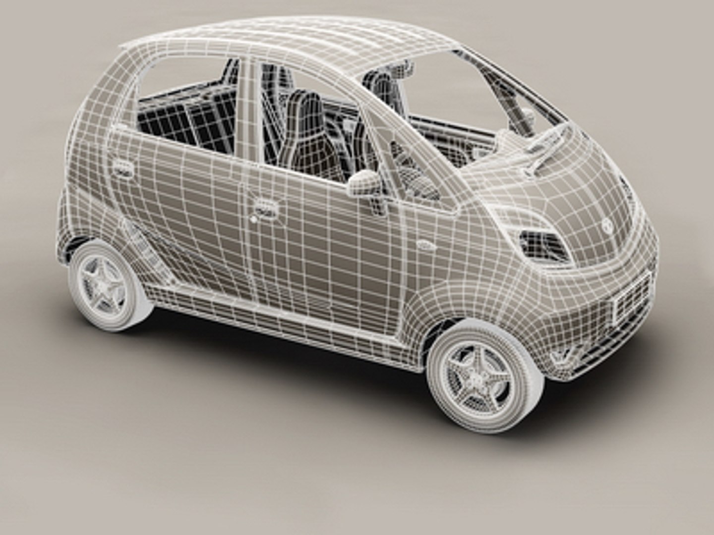 3ds Tata Nano Car