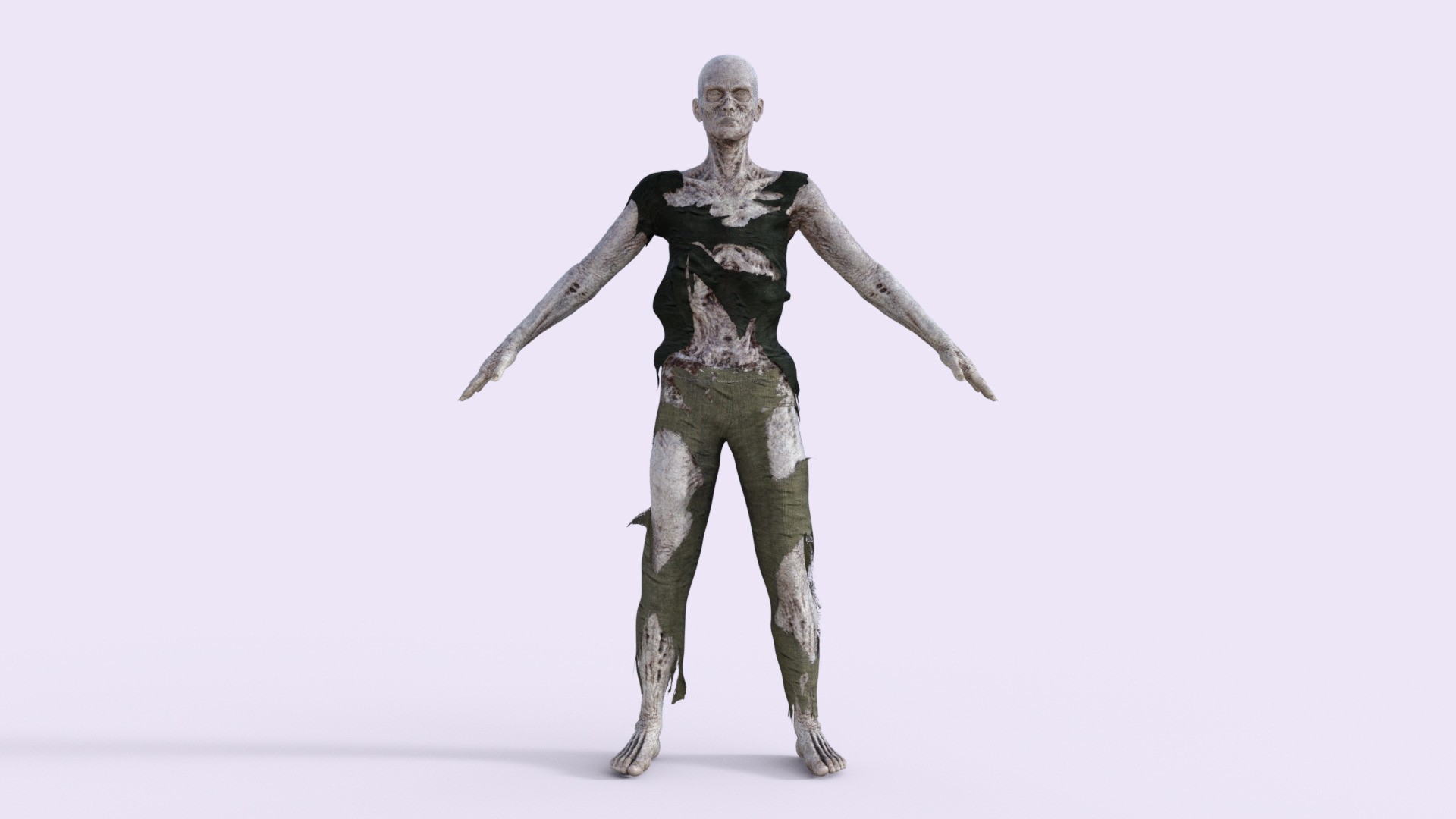 3D Zombie Rigged - TurboSquid 1976630
