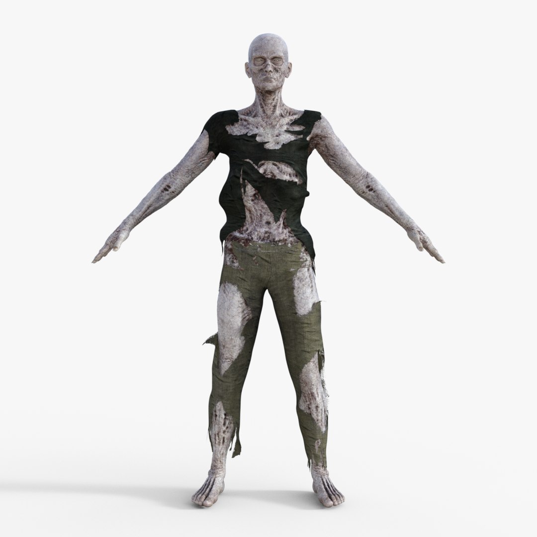 3D Zombie Rigged - TurboSquid 1976630