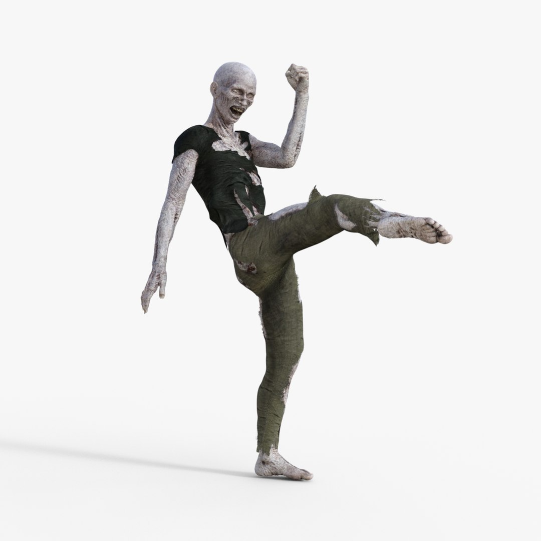 3D Zombie Rigged - TurboSquid 1976630