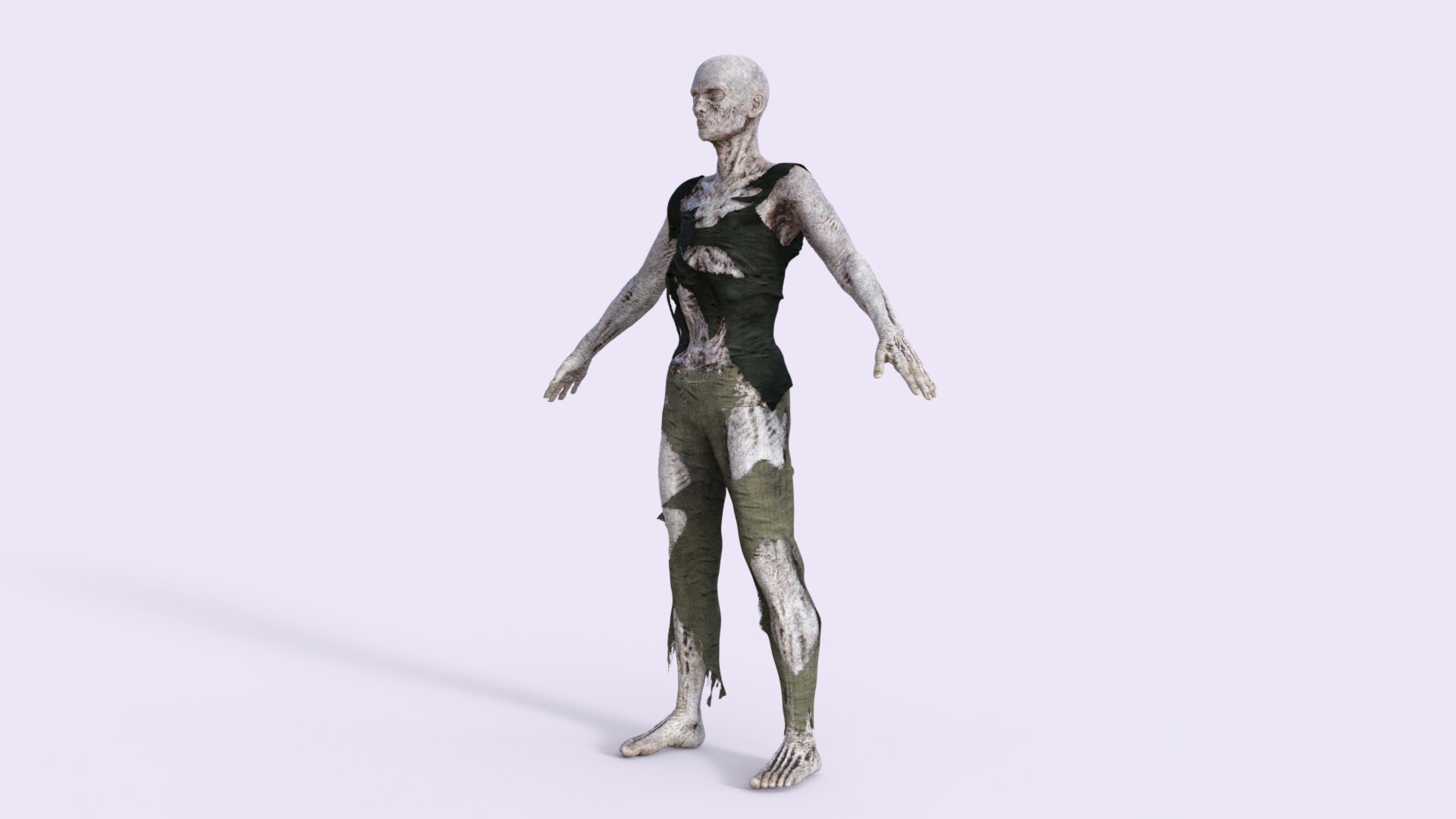 3D Zombie Rigged - TurboSquid 1976630