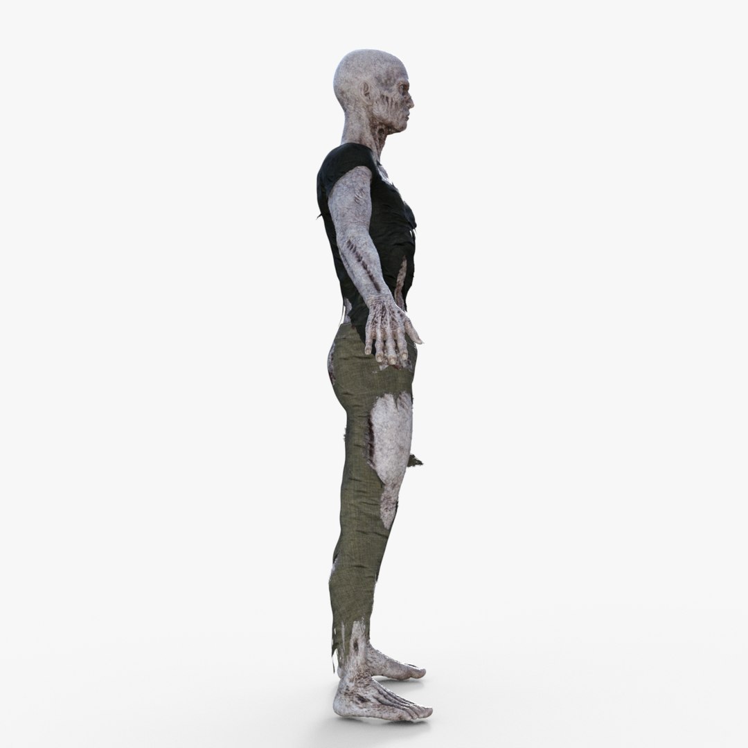 3D Zombie Rigged - TurboSquid 1976630