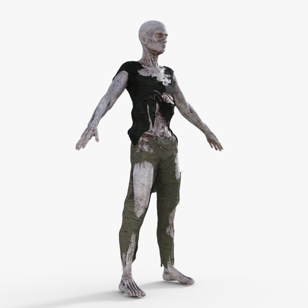 3D Zombie Rigged - TurboSquid 1976630
