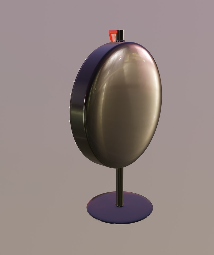 3D Model Colorful Spinning Wheel - TurboSquid 1482956