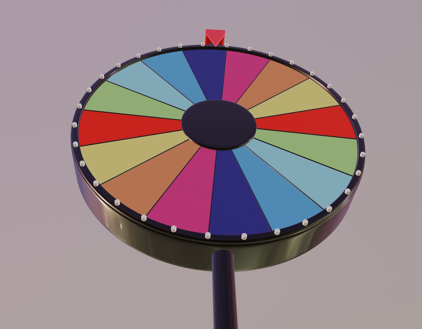 3D Model Colorful Spinning Wheel - TurboSquid 1482956