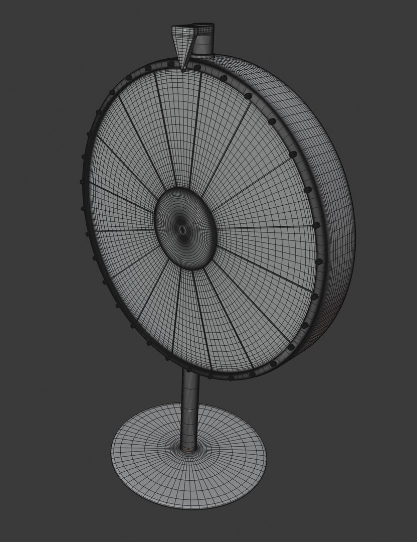 3D Model Colorful Spinning Wheel - TurboSquid 1482956
