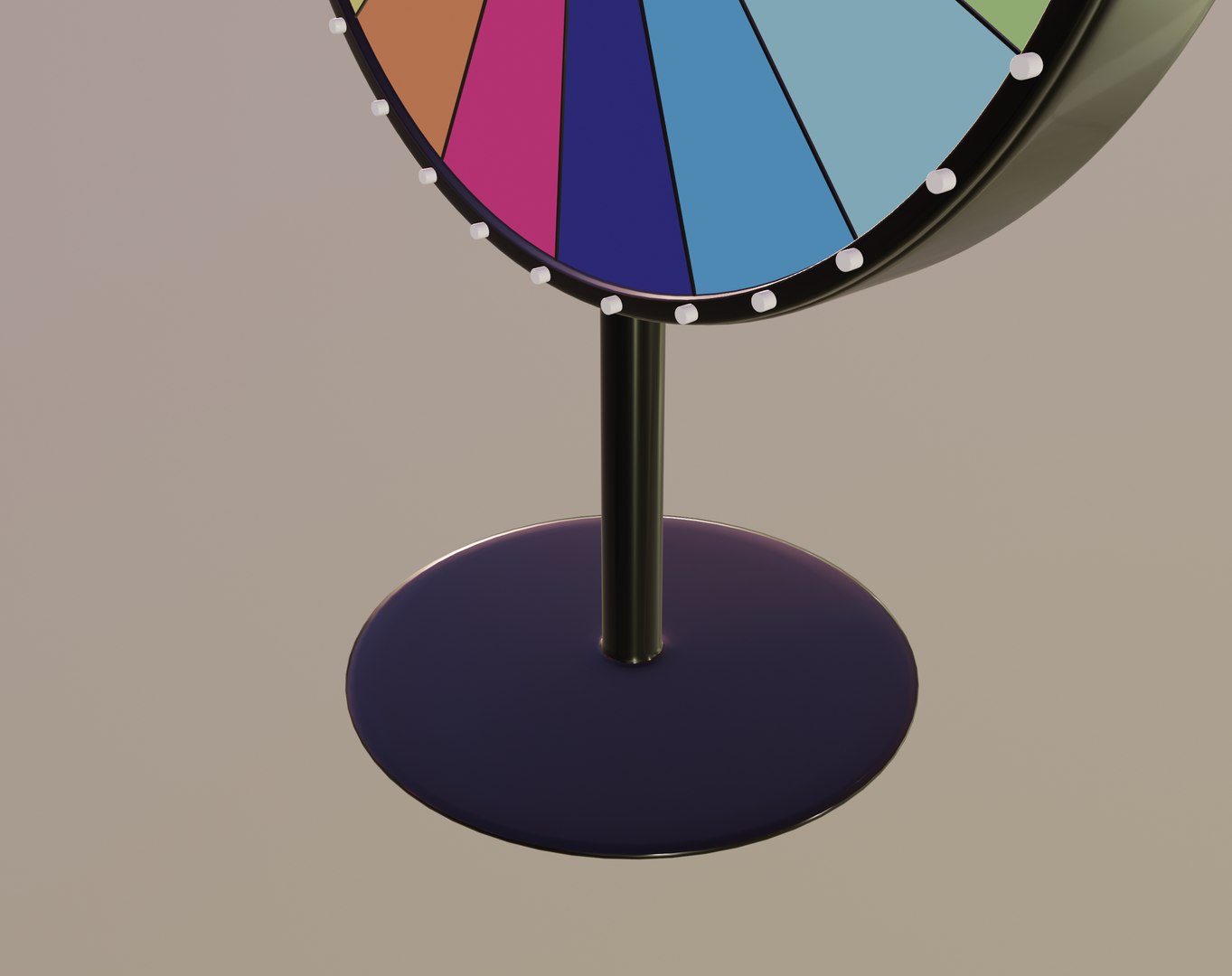 3D Model Colorful Spinning Wheel - TurboSquid 1482956