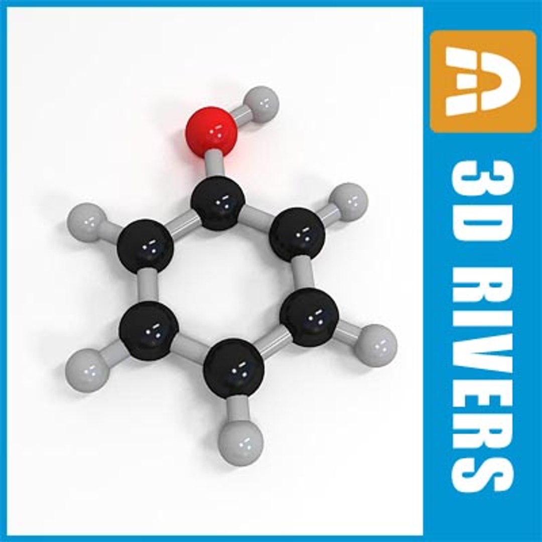 Phenol Molecule Structure 3d Max