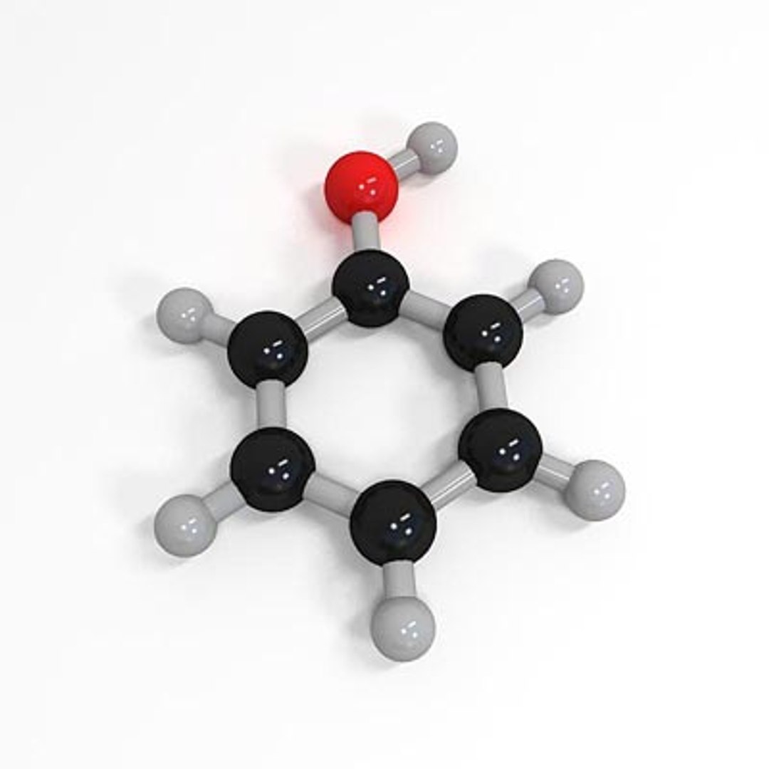 Phenol Molecule Structure 3d Max