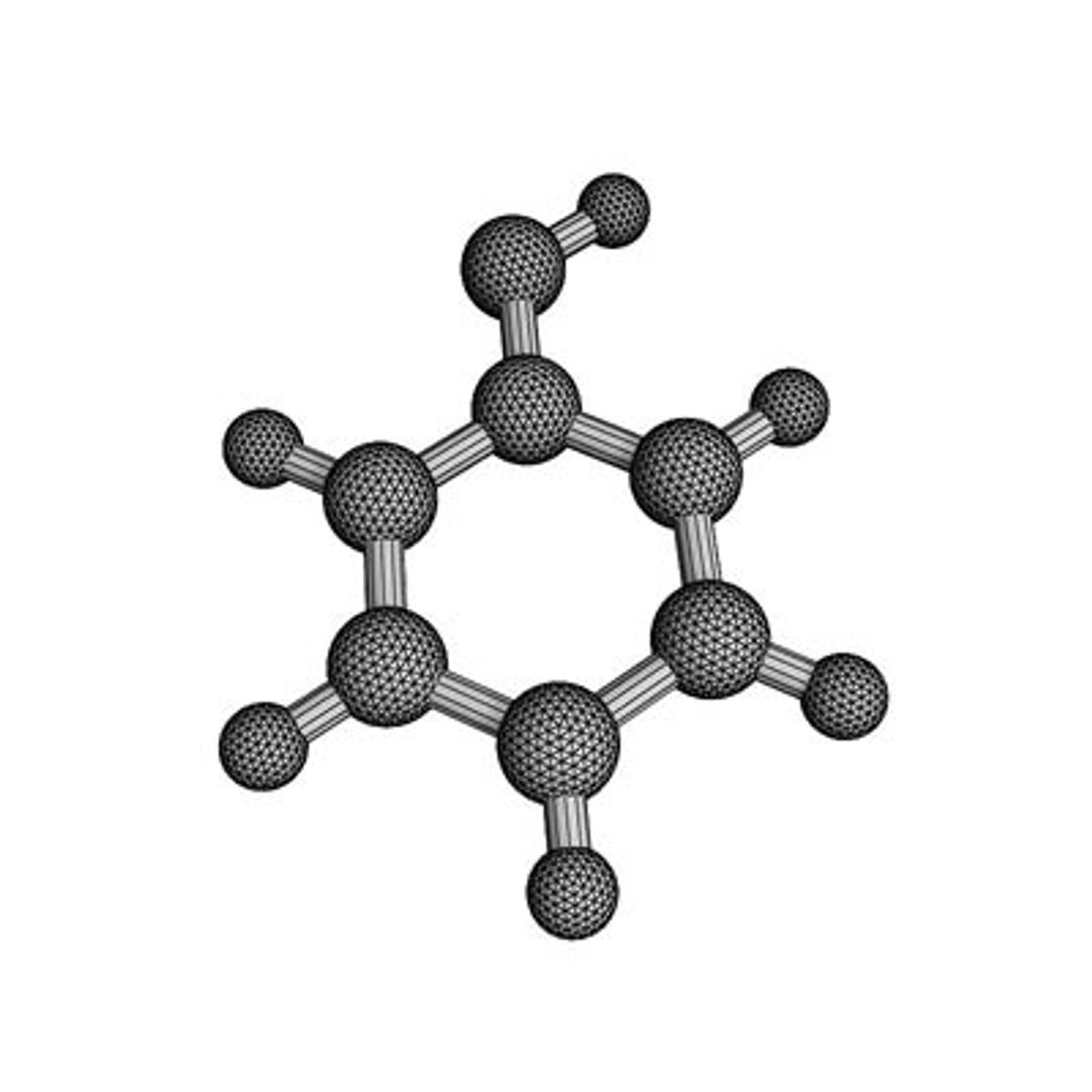 Phenol Molecule Structure 3d Max