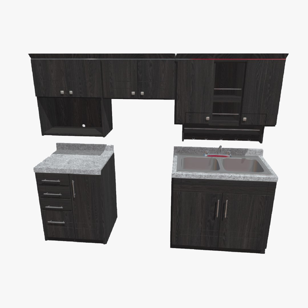 3D Kitchen furniture set - TurboSquid 2086406