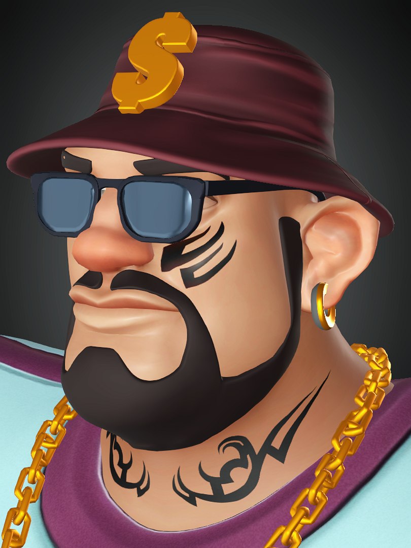 3D Model Cartoon Rigged Dancer Man-Gugu Character 3D Model - TurboSquid ...