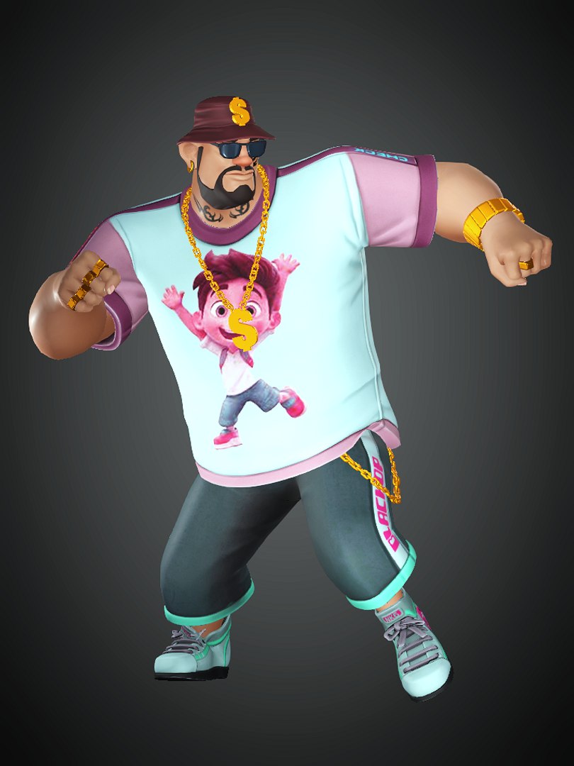 3D Model Cartoon Rigged Dancer Man-Gugu Character 3D Model - TurboSquid ...