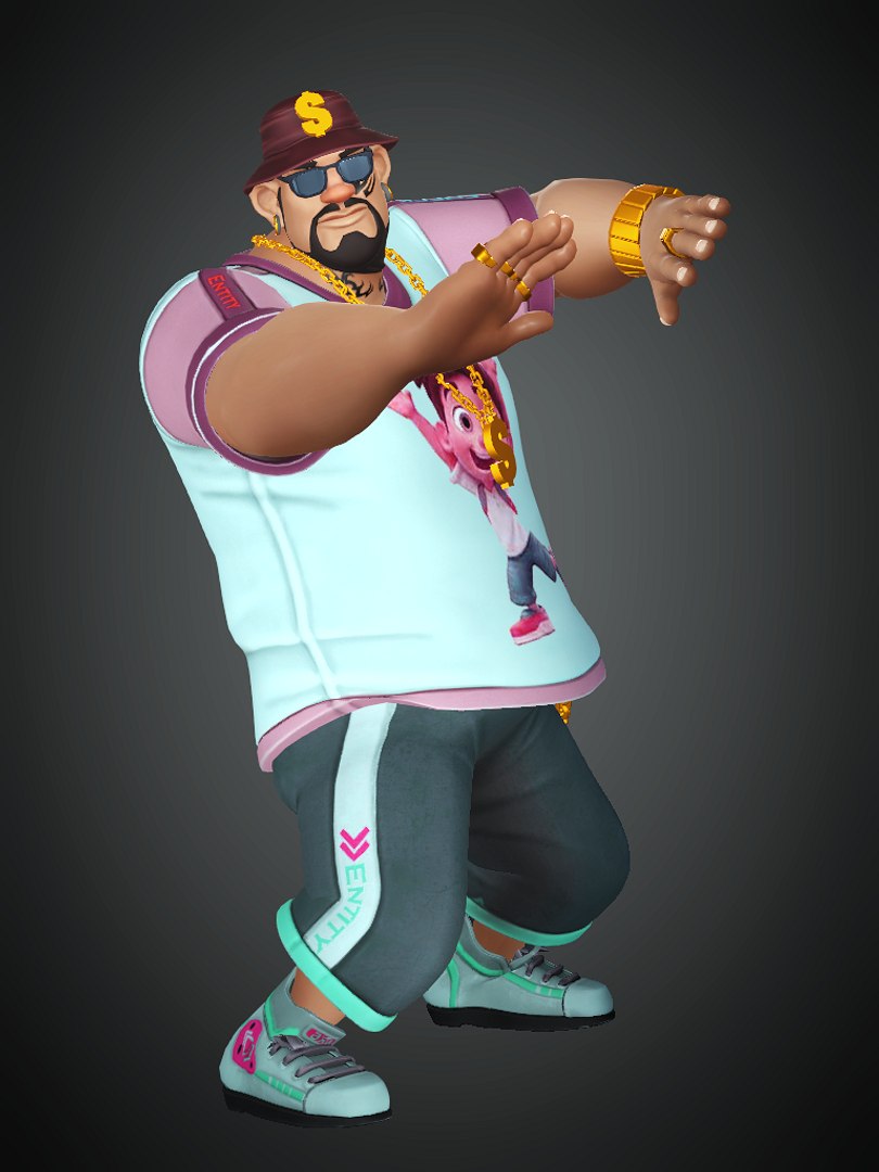 3D Model Cartoon Rigged Dancer Man-Gugu Character 3D Model - TurboSquid ...