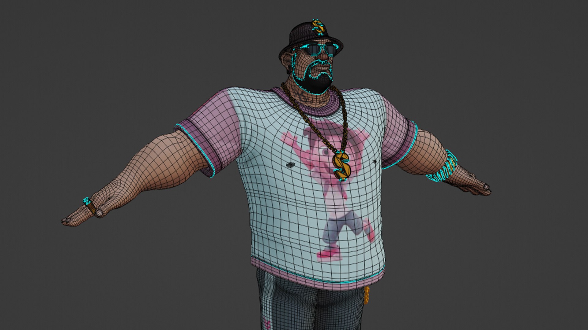 3D Model Cartoon Rigged Dancer Man-Gugu Character 3D Model - TurboSquid ...