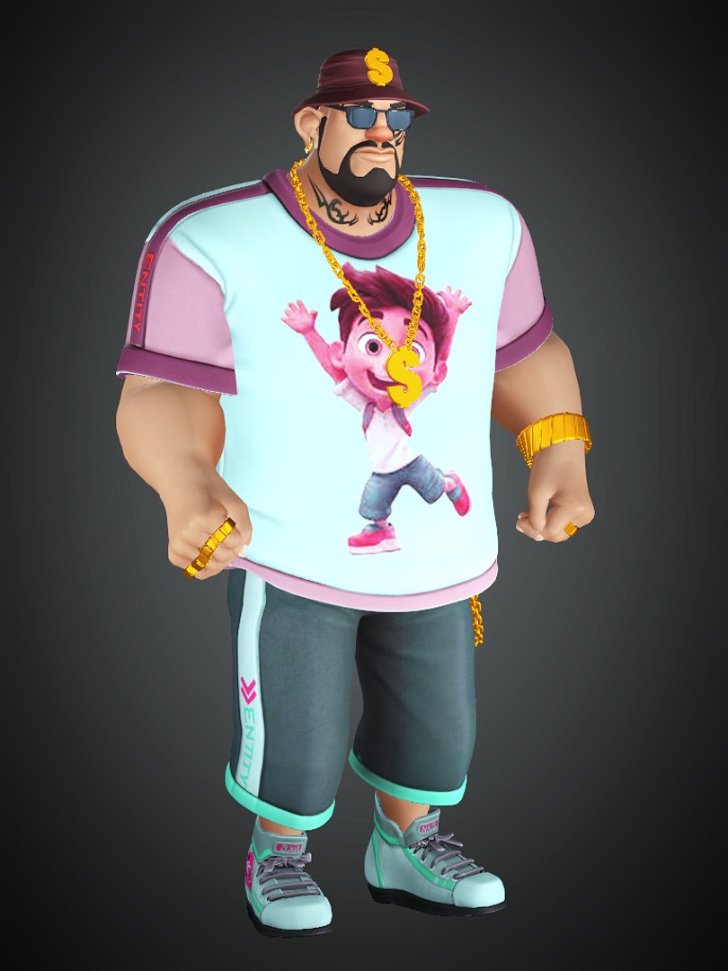 3D Model Cartoon Rigged Dancer Man-Gugu Character 3D Model - TurboSquid ...