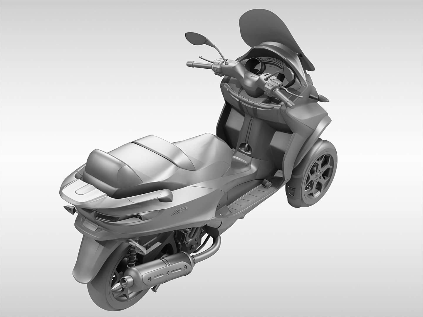 Piaggio Scooter 3D - TurboSquid 1275187