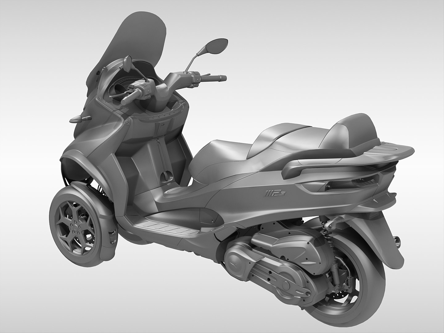 Piaggio Scooter 3D - TurboSquid 1275187