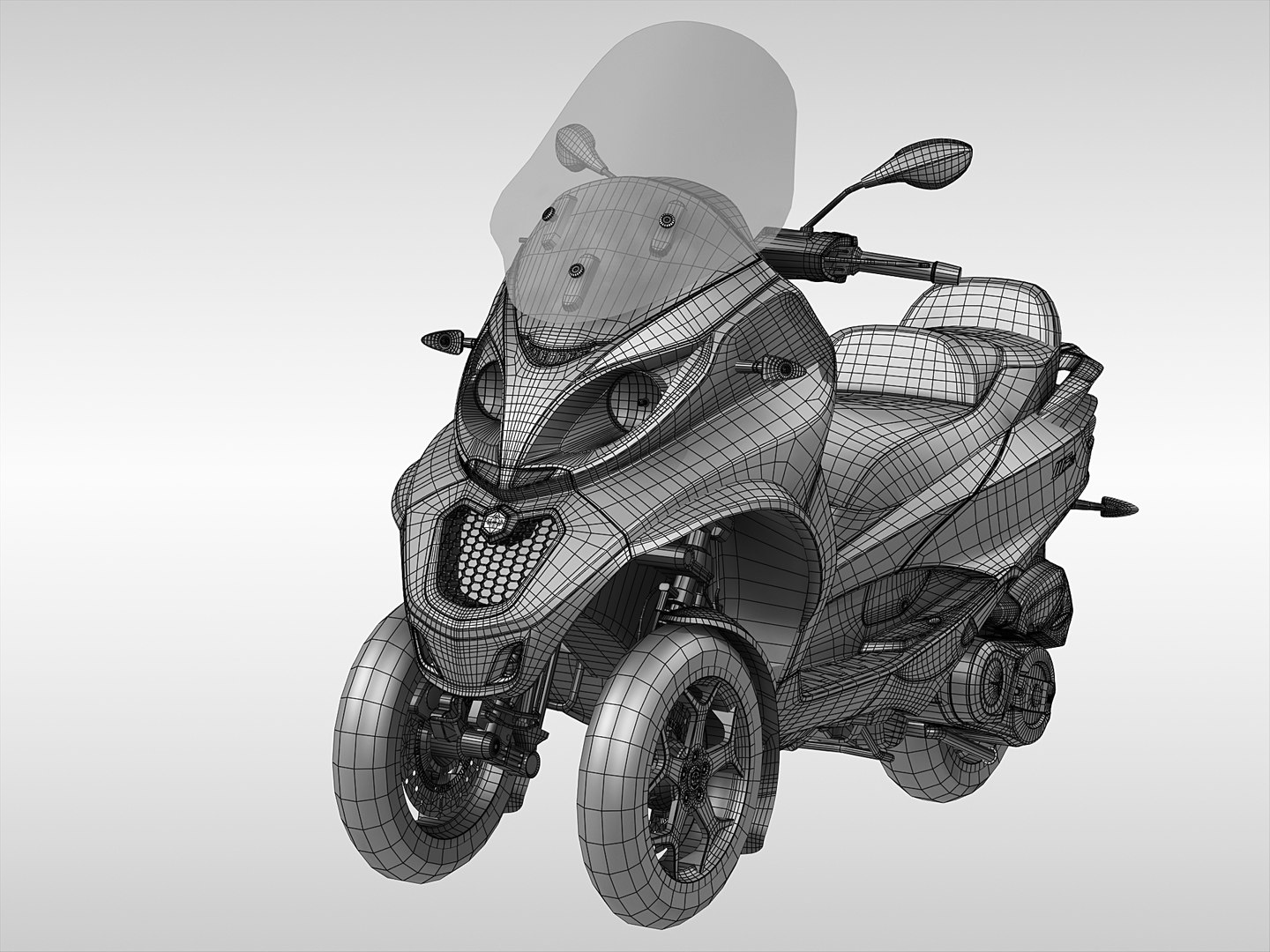 Piaggio Scooter 3D - TurboSquid 1275187