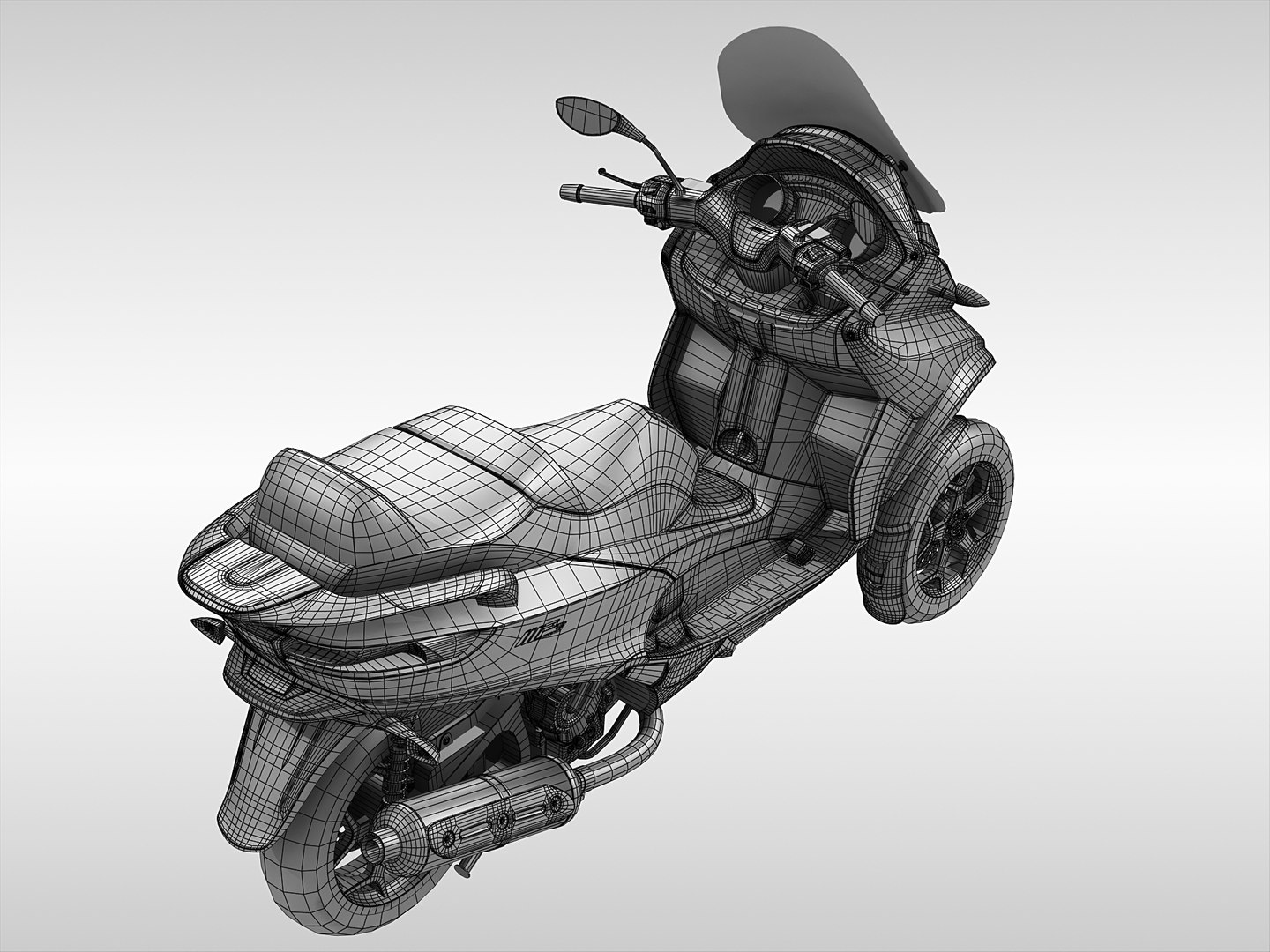 Piaggio Scooter 3D - TurboSquid 1275187