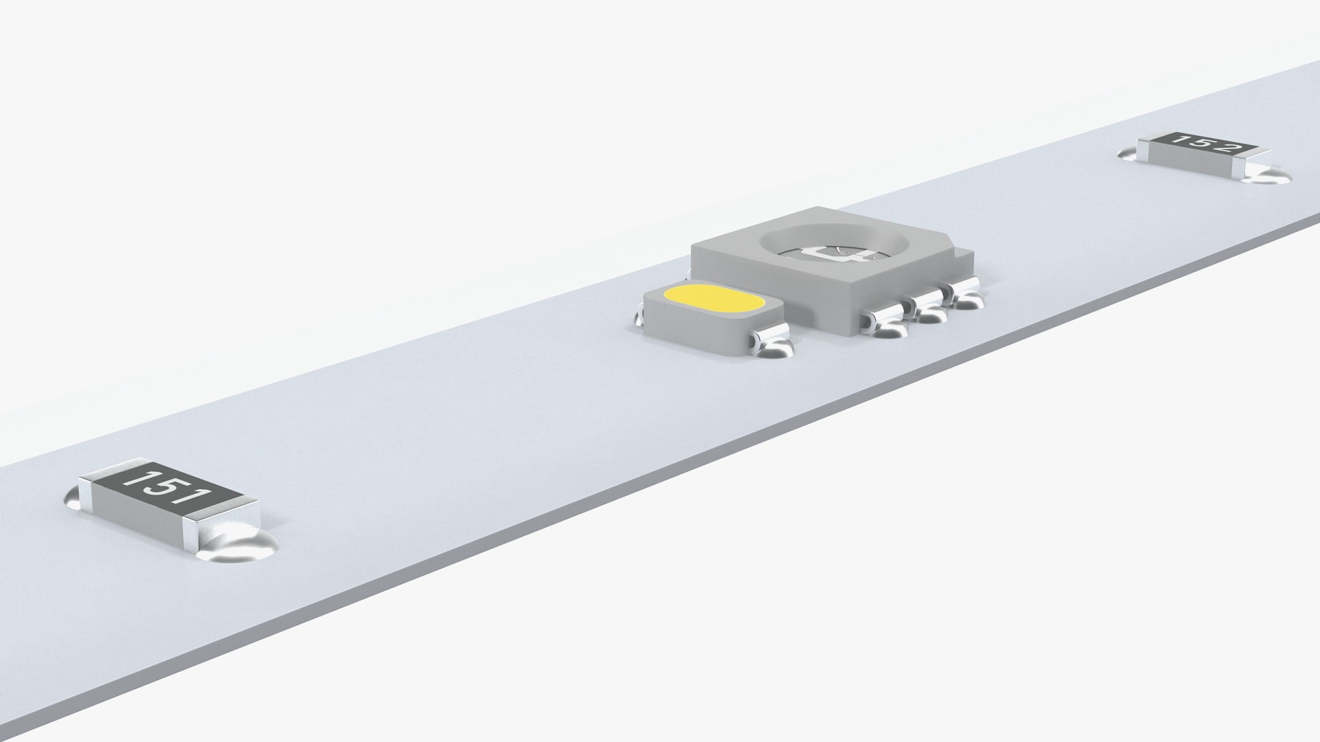 3D 3m 20cm Flexible Led Model - TurboSquid 1434224