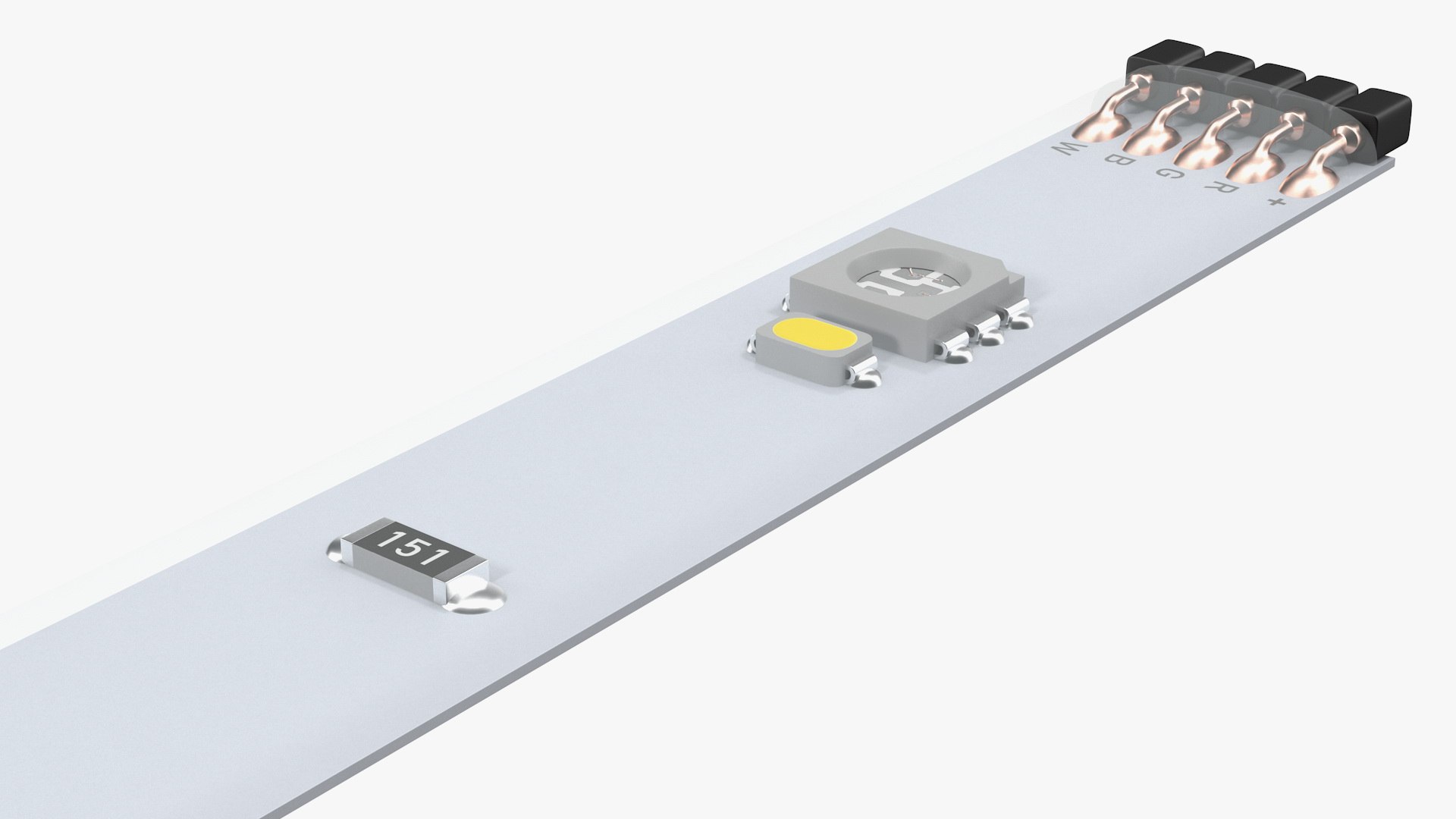 3D 3m 20cm Flexible Led Model - TurboSquid 1434224